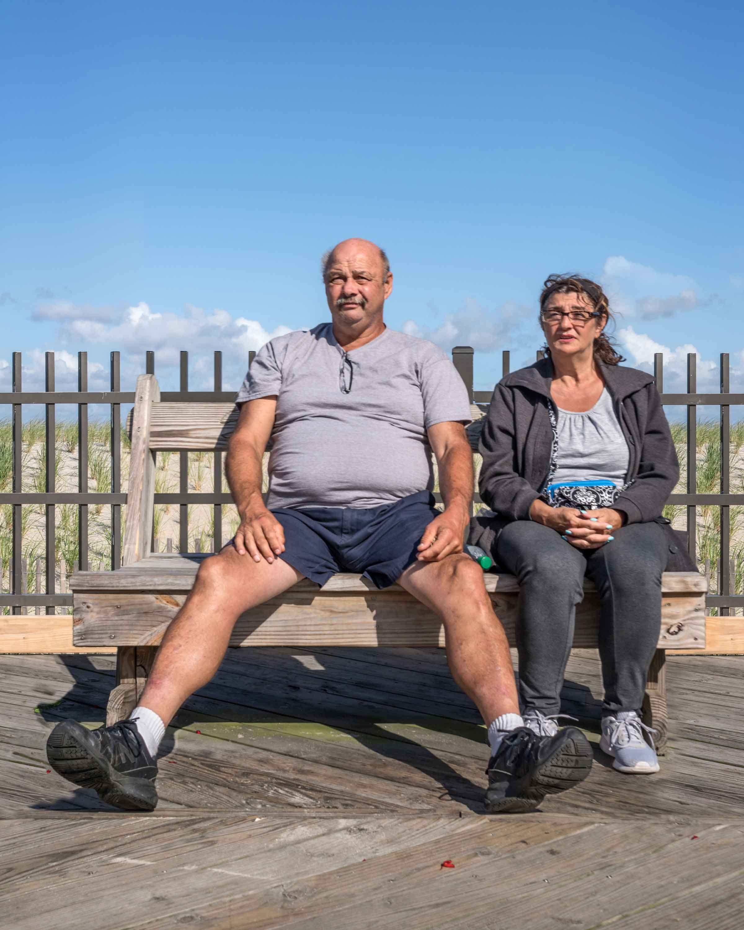 Ellen Mitchell Photgraphy | Benches of Seaside Heights, NJ